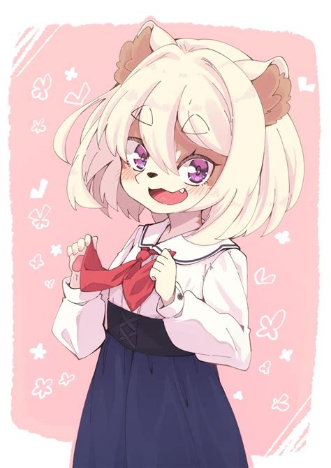 Safebooru 1girl Animal Ear Fluff Animal Ears Blonde Hair Blue Skirt