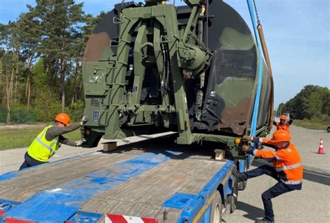 Us Army Aps 2 Worksite In Zutendaal Sends Entire Float Bridge System