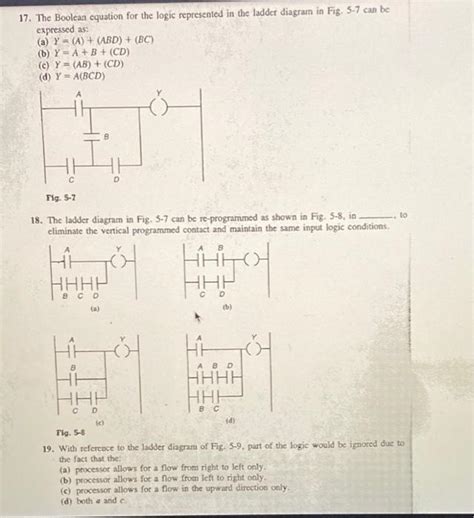 Solved 17 The Boolean Equation For The Logic Represented In