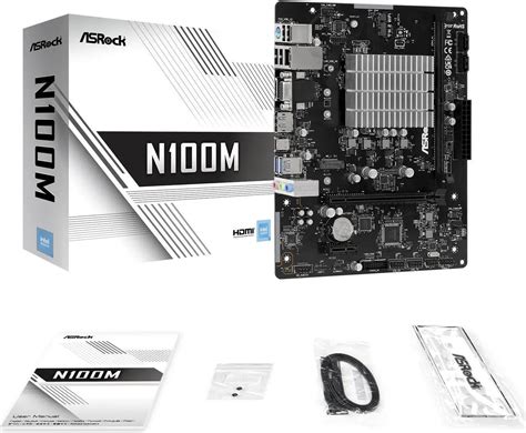 Asrock N100m Micro Atx 280 Motherboards Intel 1 Ddr4 Dimm 2 Sata3 1 M 2 Intel Quad Core