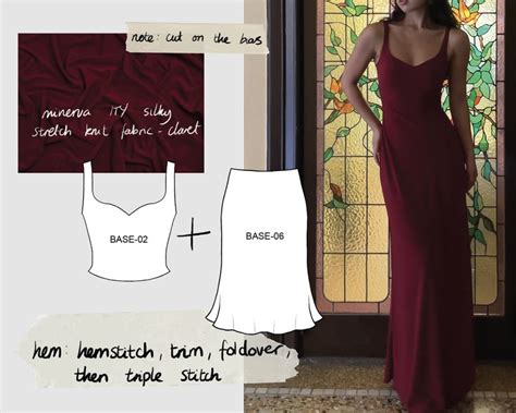 Digital Pdf Sewing Pattern Video Tutorial For Base Collection 06 By