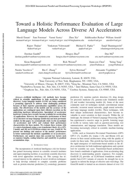 Toward A Holistic Performance Evaluation Of Large Language Models Across Diverse Ai Accelerators