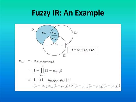 Information Retrieval 14 Fuzzy Set Models Of Ir Pptx