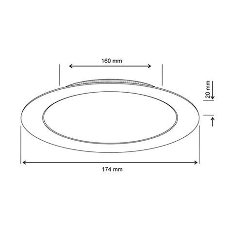 İnoled 2712 01 12 Watt Sıva Altı Led Panel Armatür Yuvarlak 6500k İnoled 2712 01 12 Watt Sıva Altı Led Panel Armatür Yuvarlak 6500k