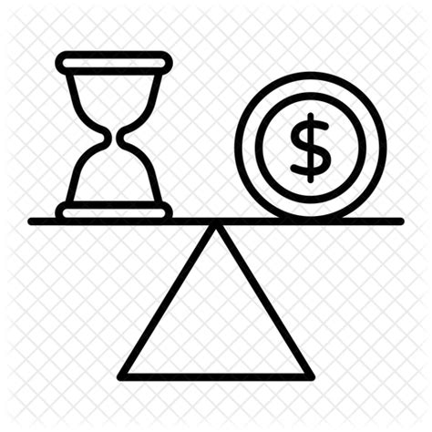 Break Even Point Icon Download In Line Style