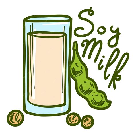 Premium Vector Glass Of Soy Milk Icon Hand Drawn Illustration Of Glass Of Soy Milk Vector Icon