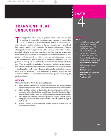 Transient Heat Conduction