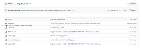 In Public Folder Vendor Folder Is Missing With Assets On GitHub Where This Folder Could Be Found