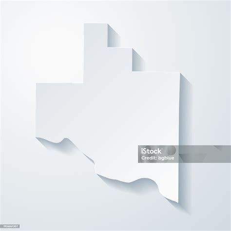 미주리주 워렌 카운티 빈 배경에 종이 자르기 효과가 있는 지도 0명에 대한 스톡 벡터 아트 및 기타 이미지 0명 3차원 형태 공란 Istock