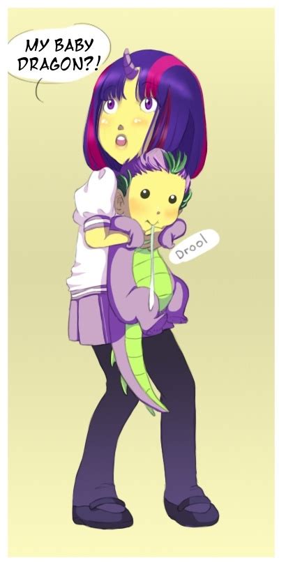 Safe Artist Zoe Productions Character Spike Character Twilight Sparkle Baby Spike