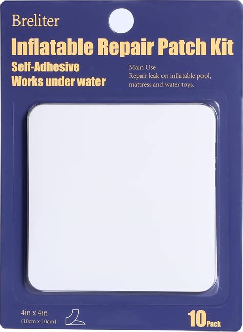 Breliter Inflatable Patch Repair Kit Waterproof Tpu Pool