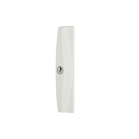 Lockwood Onyx Sliding Patio Door Lock 9a1a25pwhi Slim Outer Pull White Free Shipping Scl