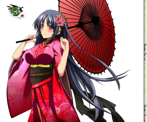Black Hair Japanese Clothes Kimono