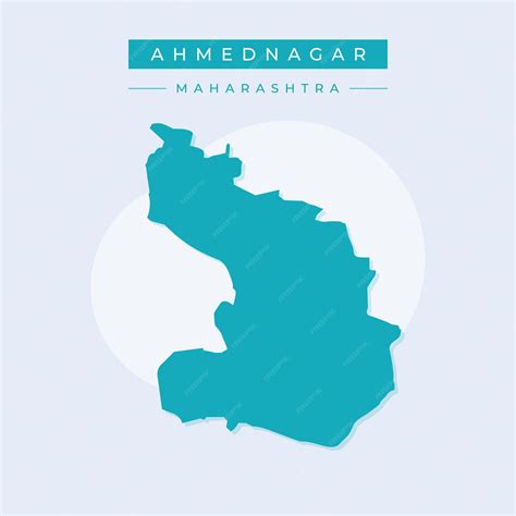 Premium Vector Map Of Ahmednagar City Map Vector Illustration Vector Of Ahmednagar City Map