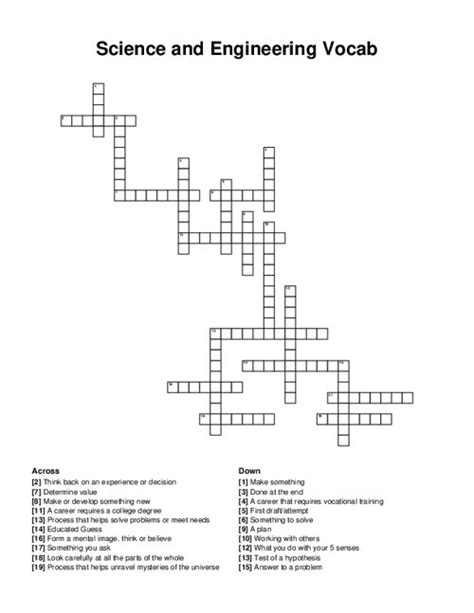 Mitosis And Meiosis Crossword Puzzle