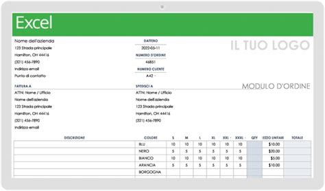 Modelli Gratuiti Di Moduli Di Ordine Smartsheet