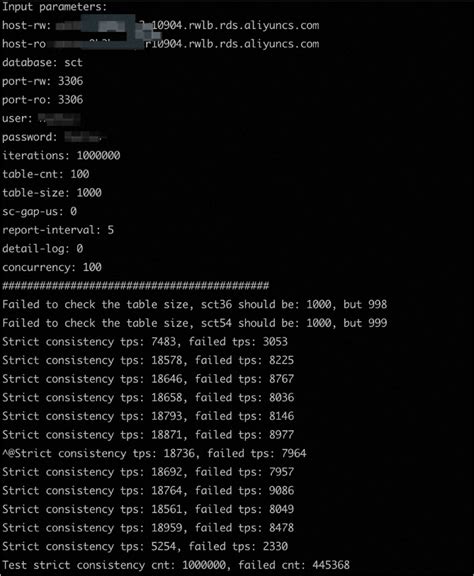 如何通过mysqlsct工具测试polardbmysql版的全局一致性 云原生数据库 Polardb Polardb 阿里云帮助中心