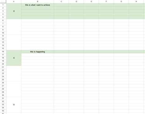 Conditional Formatting Multiple Rows Based On Merged Cell Value R