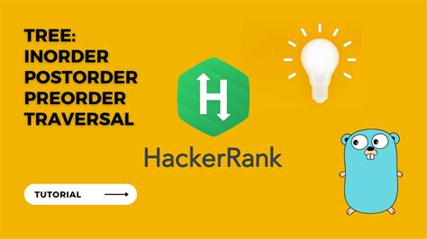 Easy Latihan Hackerrank Tree Inorder Postorder Preorder Traversal