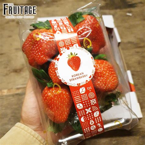 สตอเบอรี่เกาหลี Strawberry Korea 1แพค 한국 딸기 ~ลดพิเศษ~ Premium สตรอเบอรี่สด สตอเบอร์รี่ สตรอ