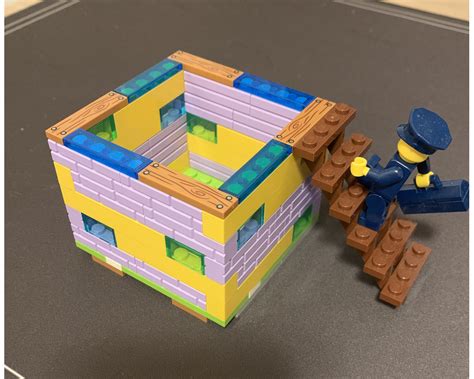 Lego Moc Simple Box With Minifig Interaction By Chuancong