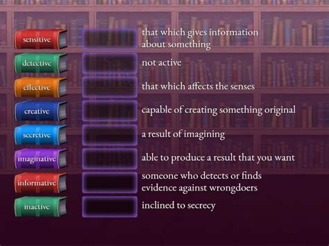 Suffix Ive Une Las Parejas