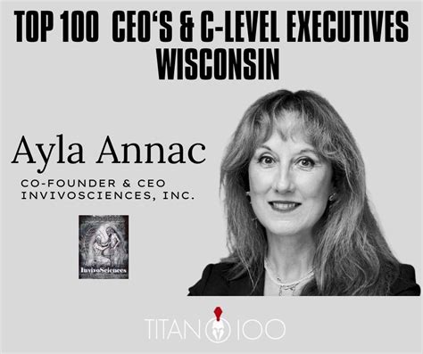 Titan100 Leadership Wisconsin Invivosciences Ceorecognition Ayla