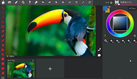 온라인 툴로 지인이나 친구와 주소를 알려주고 협업으로 함께 그래픽 작업을 하기에 좋습니다