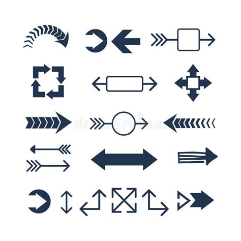arrow web icon vector illustration stock vector illustration of