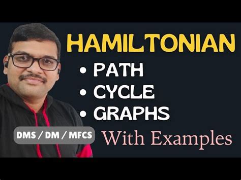 Free Video Hamiltonian Graphs In Discrete Mathematics Hamiltonian Paths And Cycles From