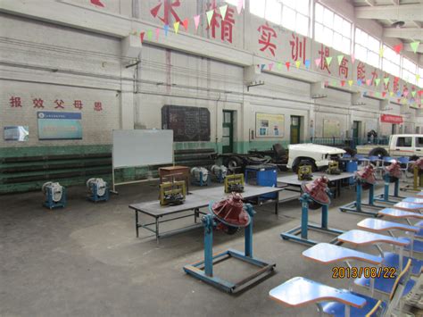 汽车底盘拆装学习工作站 汽车系实训室建设 山西交通技师学院
