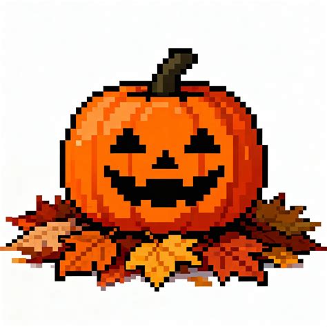 Pumpkin Pixel Art Create Spooky Designs