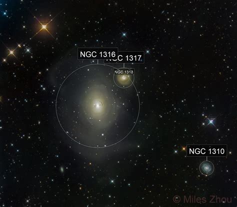 Fornax A Ngc 1316 Miles Zhou Astrobin