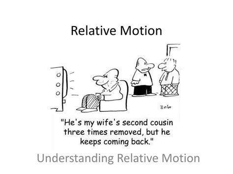 PPT Relative Motion PowerPoint Presentation Free Download ID 2652678