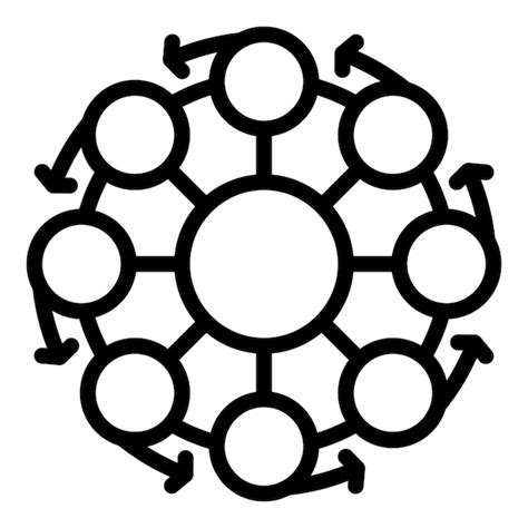 Premium Vector Pie Chart Icon Outline Vector Population Growth Graph