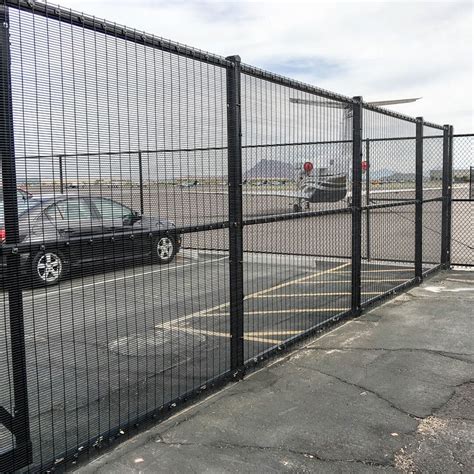 Anti Climb High Security Weldmesh Fence With Concertina Wires For