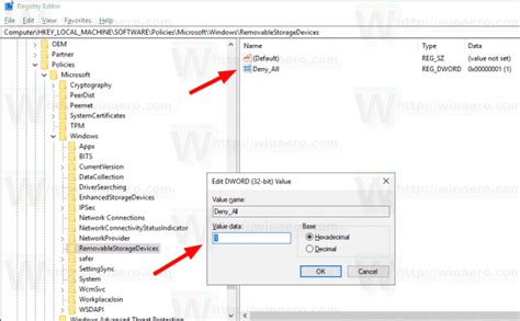 Disable Access To All Removable Storage Devices In Windows