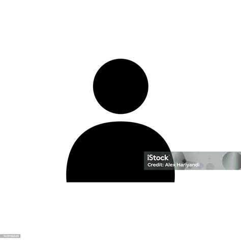 사용자 프로필 로그인 또는 액세스 인증 아이콘 벡터 일러스트 이미지입니다 가상현실에 대한 스톡 벡터 아트 및 기타 이미지