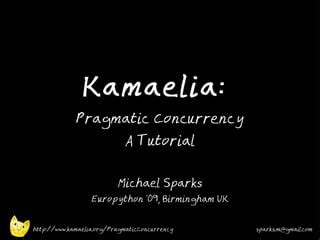 Kamaelia Europython Tutorial Ppt
