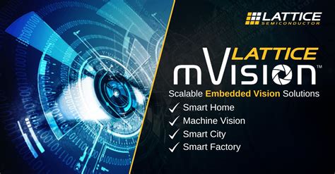 👋 Say Hello To Smart Intuitive Embedded Vision Systems 👉 The Lattice Mvision Solution Stack
