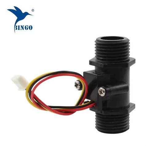 Water Flow Temperature Sensor Flowmeter Dc5 24v Hall Flow Sensor Water Flow Sensor And Flow Sensor
