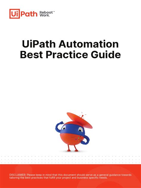 Uipath Automation Best Practice Guide Pdf Automation Password