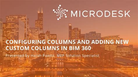 configuring columns and adding new custom columns in bim 360 youtube
