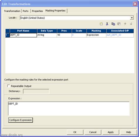 data security using informatica powercenter data masking transformation ~ data integration solutions