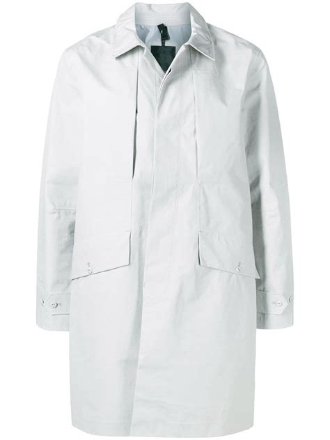 The North Face Classic Fitted Trench Coat Grey