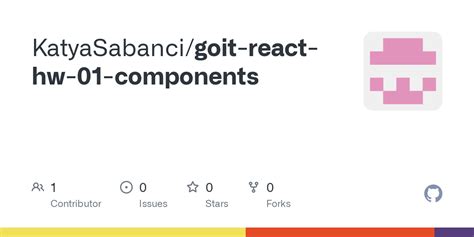 Github Katyasabancigoit React Hw 01 Components