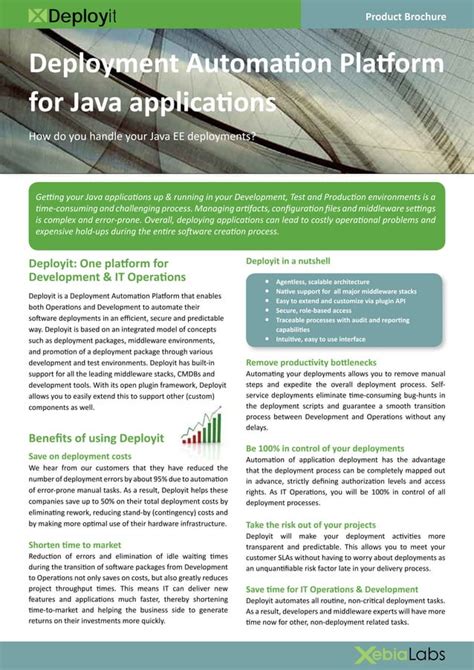 Xebialabs Deployment Automation Brochure Pdf