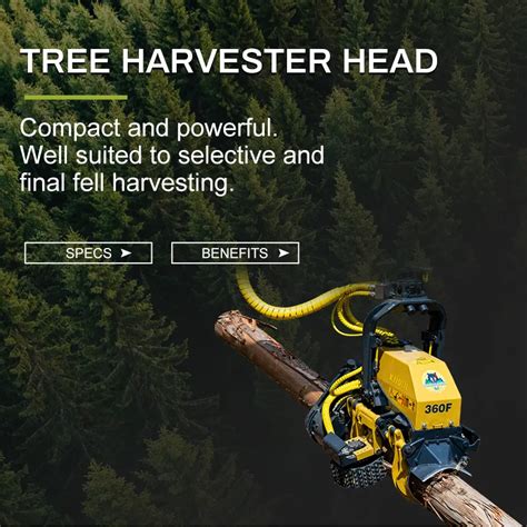 Harvester Machine Tree Cutting 360mm Machine Log Cutter Wood Harvesting Head MACHMALL