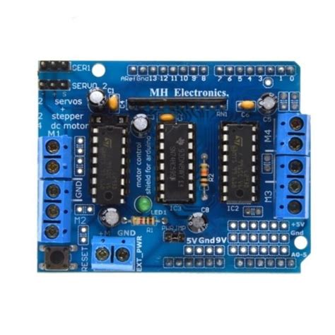 Motor Shield L293d Driver Ponte H Instituto Digital