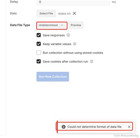 Postman文件参数化could Not Determine Format Of Data File Csdn博客